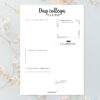 Printable | dag collega | invulpagina