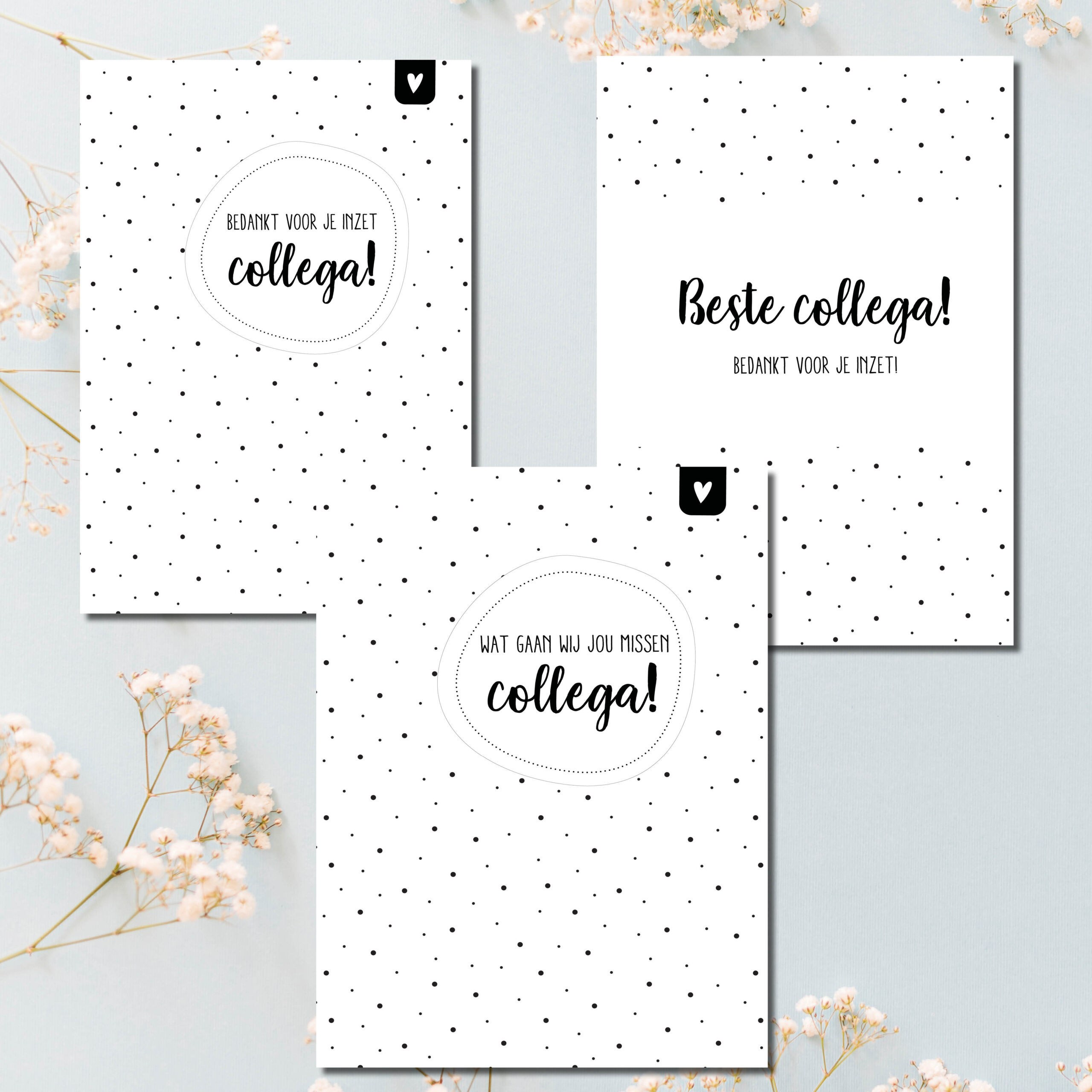 Printable | dag collega | compleet invulboek